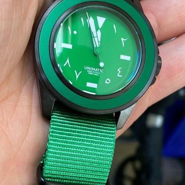 FS: Unimatic Green w/ DLC case Limited Edition | WatchCharts Marketplace
