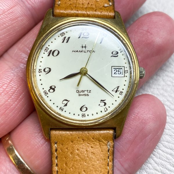 [WTS] Hamilton Quartz 35mm, cream dial, 80’s | WatchCharts Marketplace