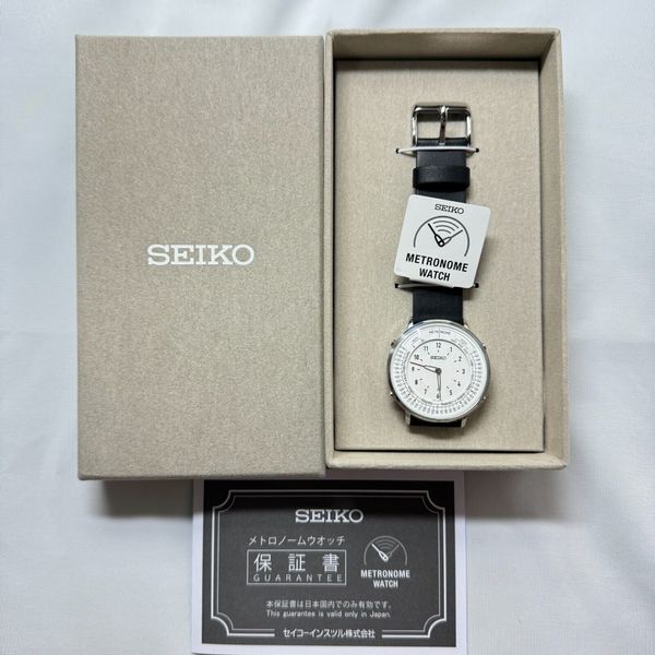 SEIKO Metronome Watch Monotone Standard Line SMW006A Wrist Watch ...