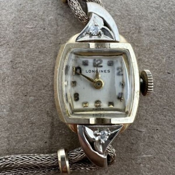 14kt Yellow Gold Antique Vintage Longines Ladies Cocktail Wrist *Watch ...
