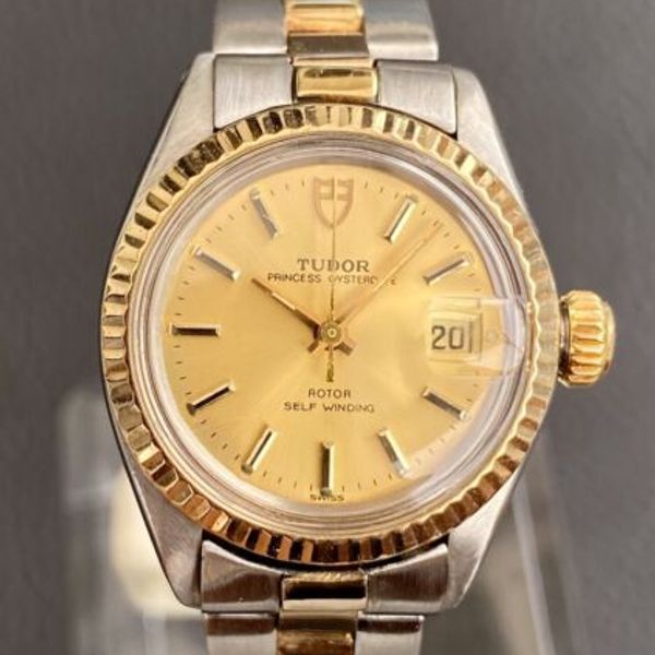 TUDOR Princess Oysterdate 92413 Ladies Automatic Two-Tone Watch w ...