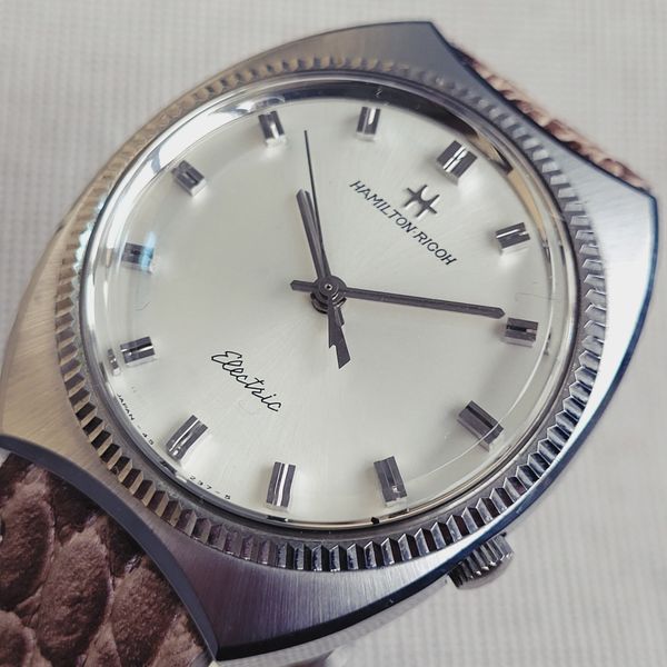 Hamilton-Ricoh Fluted Bezel Electric watch 1960 | WatchCharts Marketplace