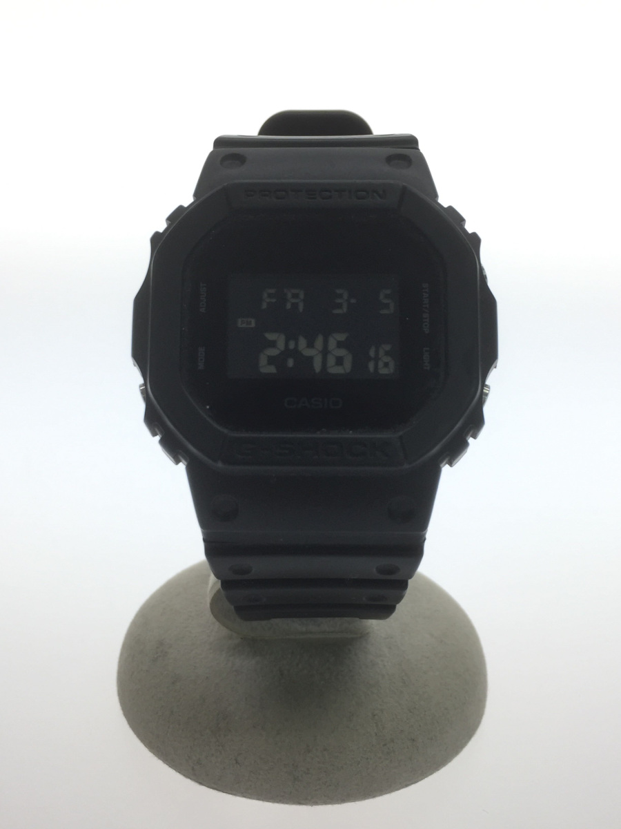 [Used] CASIO G-SHOCK / 3229 DW-5600BB / Digital Quartz / Rubber / BLK ...