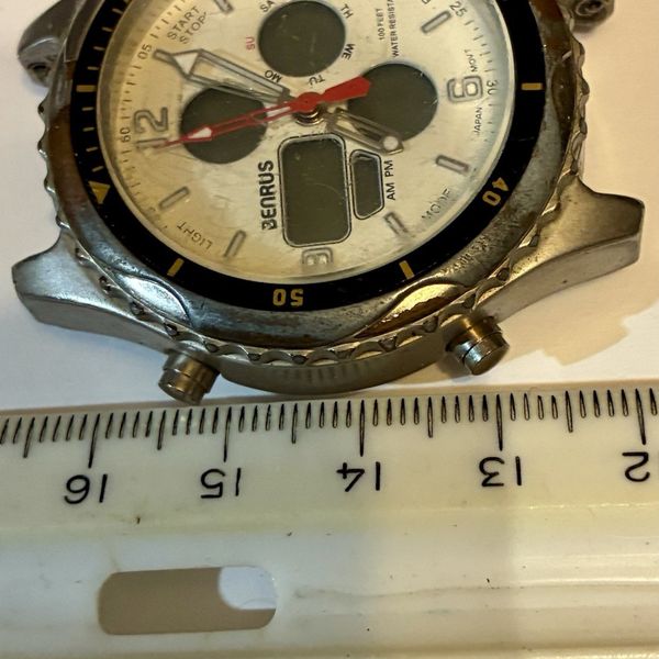 Benrus Advance Ana-Digi Chrono 39mm Case | WatchCharts Marketplace