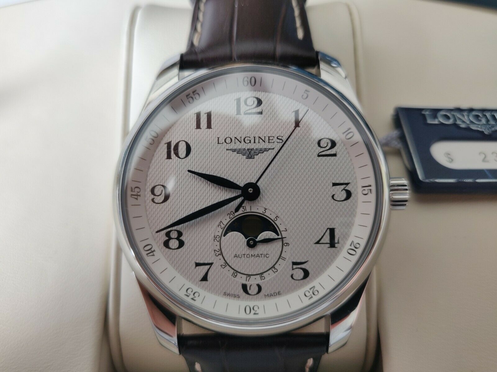 Longines Master Collection Moonphase Automatic 40mm - L29094783 (Brand ...