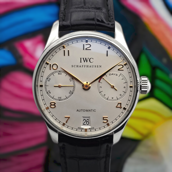 [WTS/WTT] IWC Portuguese Automatic 7 Day Reserve Silver Dial IW500114 ...