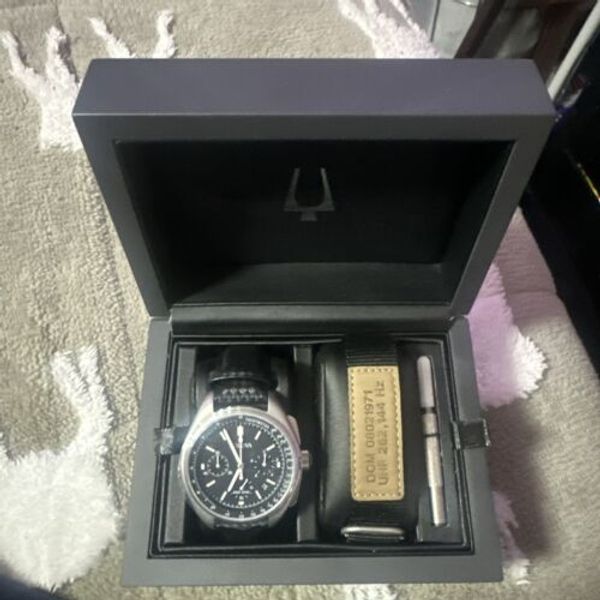 Bulova 96B251 Men's 45mm Special Edition Lunar Pilot Chronograph Watch ...