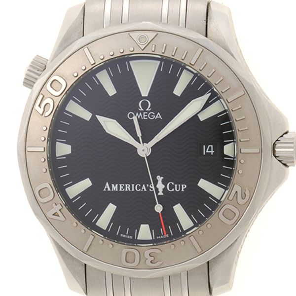OMEGA Omega Seamaster 300m White Gold Stainless Steel Automatic Reverse ...
