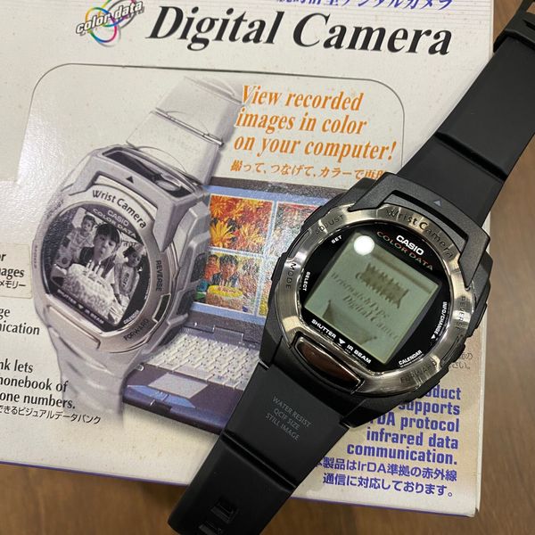 CASIO WQV-3M-1DR Wrist Camera Digital Watch Rare Vintage New In Box NOS ...