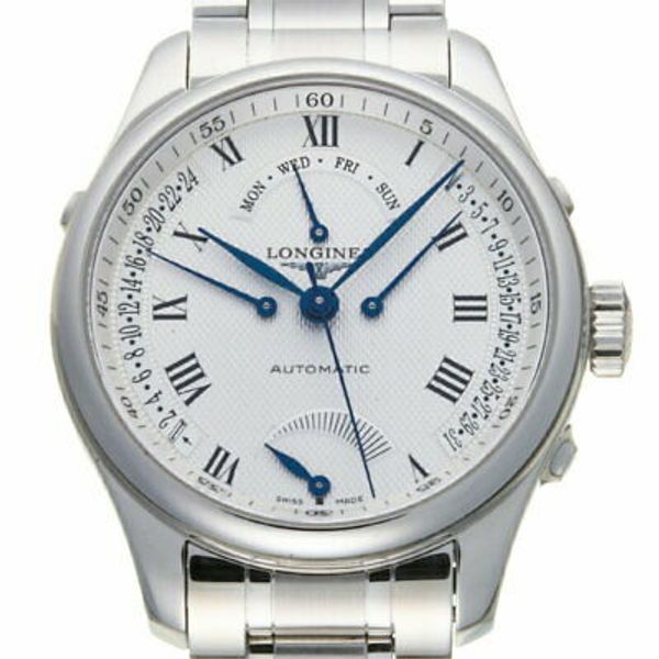 LONGINES Master Collection Retrograde GMT L2.714.4.71.6 Watch Used Men ...