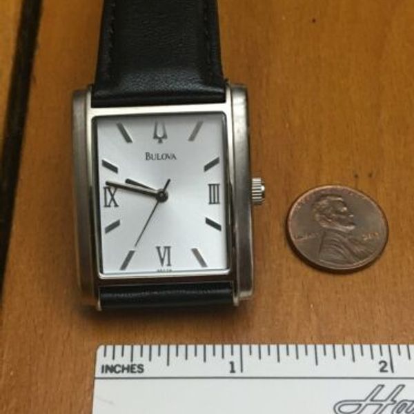 Bulova Mens Square Watch Nos C869722 A9 96a29 | WatchCharts Marketplace