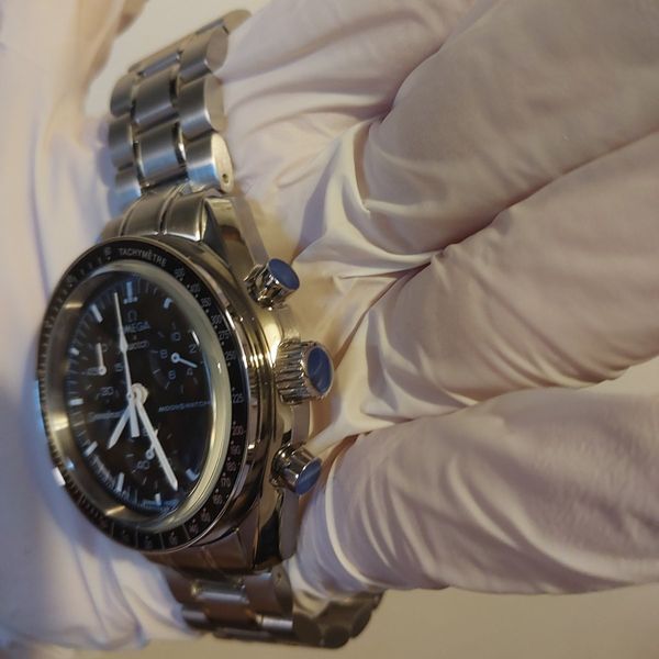 OMEGA Mission to the Moon Stainless Steel Watch Case Mod Moonswatch ...