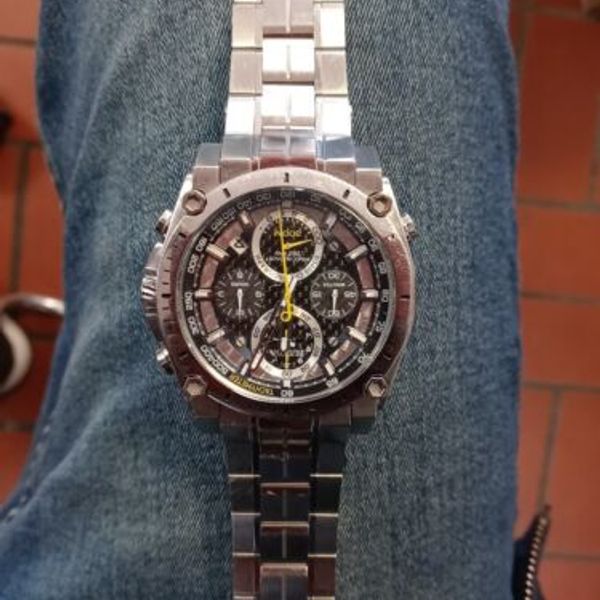 Bulova Precisionist 96B175 Quartz Chronograph Stainless Steel Watch ...