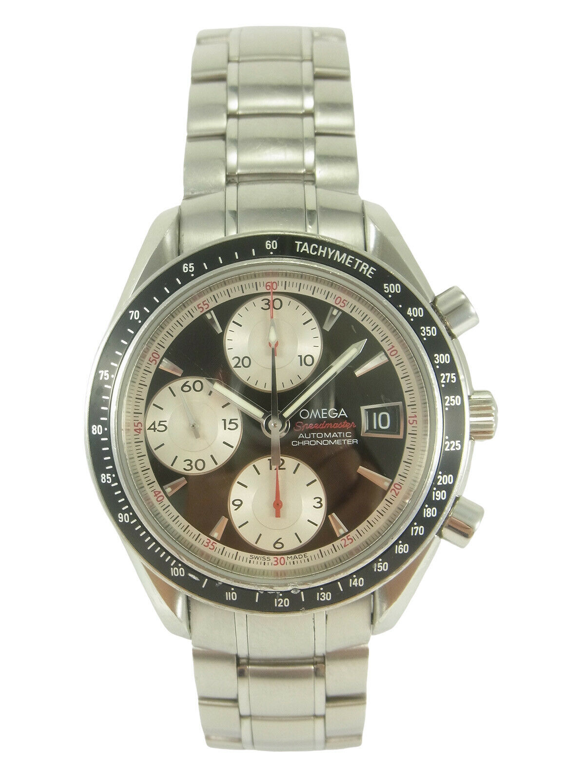 OMEGA Speedmaster Automatic Chronometer Date Watch 3210.51 w/Box ...