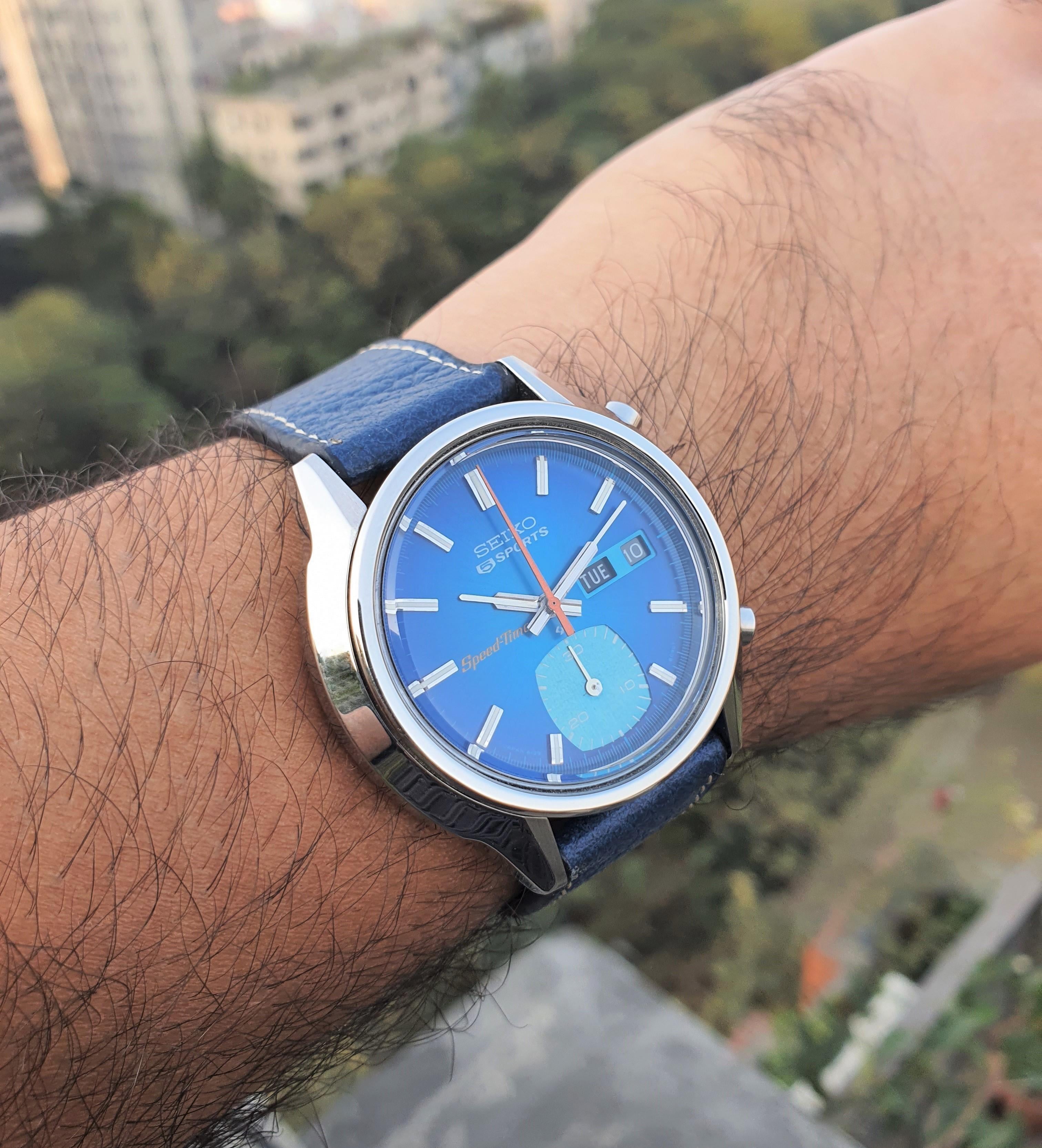 [WTS] Seiko Blue Speedtimer 1976 Ultra Rare Automatic Chronograph ...