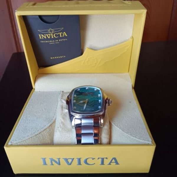 Invicta Grand Lupah Special Edition Abalone 47mm Stainless Steel Watch ...