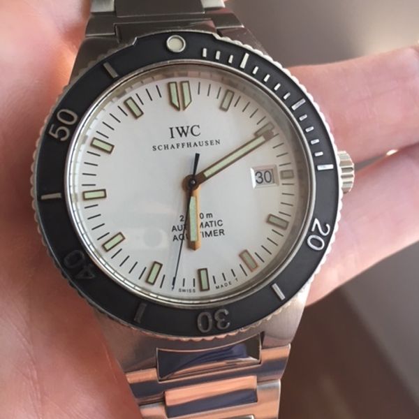 FS: IWC GST Aquatimer (3536-03) Silver/White Dial - $4400 | WatchCharts ...