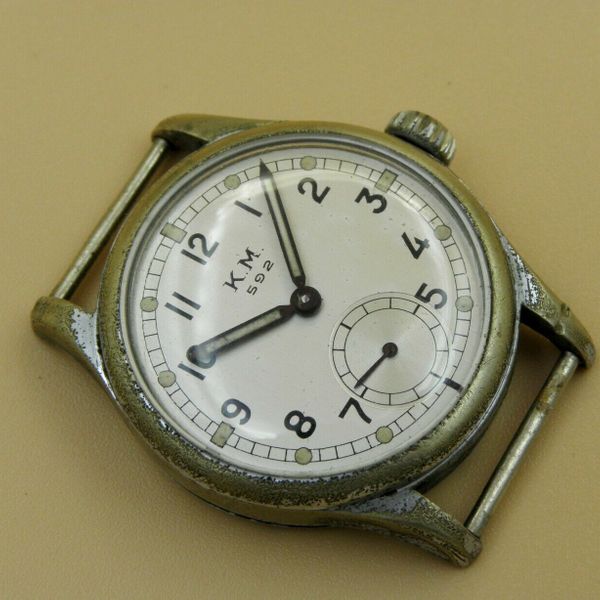 K.M. German Kriegsmarine Military Watch WWII '592' By Alpina ...