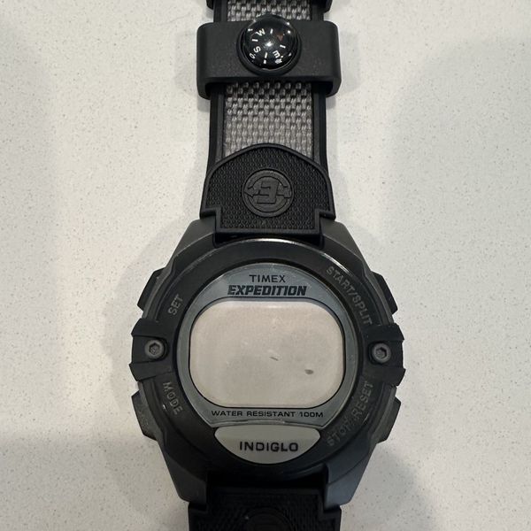 Timex Expedition Watch Mens 42mm Digital Indiglo Compass T40941 ...