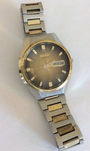 Vintage Seiko Automatic Watch - 6309-8099 - 17Jewel -Faceted Crystal ...
