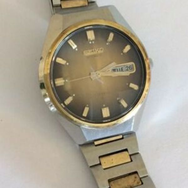 Vintage Seiko Automatic Watch - 6309-8099 - 17Jewel -Faceted Crystal ...