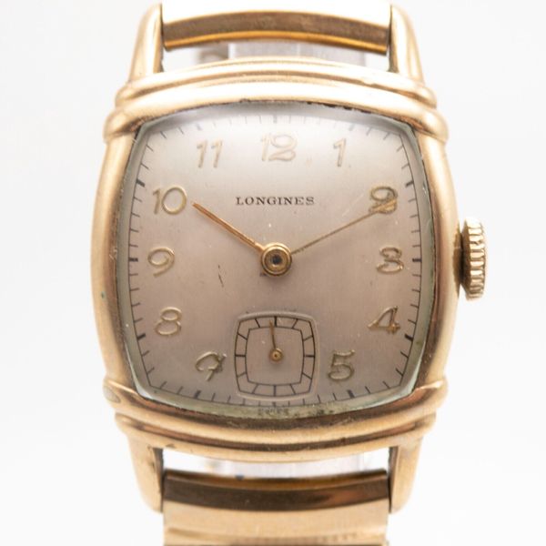 Vintage Longines Cal. 10L 17-Jewel 10K Rolled Gold Plate Wristwatch ...