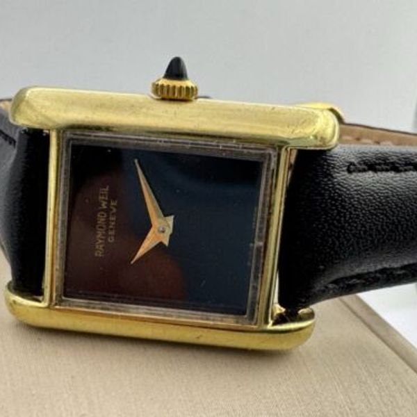 Stunning Raymond Weil Tank Ladies Watch Black Dial | WatchCharts ...