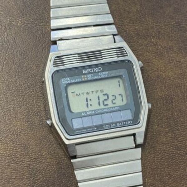 Seiko A628-5009 Solar Alarm Chronograph | WatchCharts