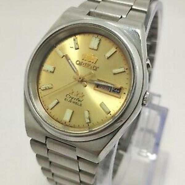 Vintage Orient 3 Star Automatic 21 Jewels Men's Wrist Watch-Serviced ...
