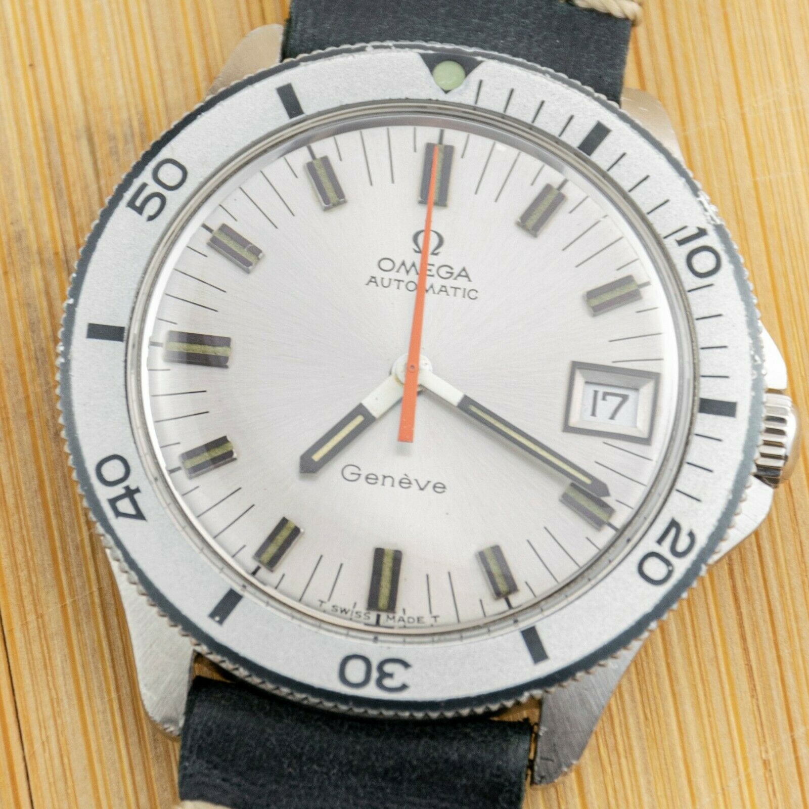 OMEGA GENEVE ADMIRALTY - VINTAGE AUTOMATIC DIVER - STEEL - MEN'S ...
