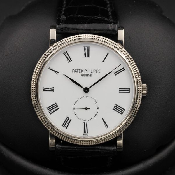 FSOT: Patek Philippe - Calatrava - 5116G - White Gold - White Enamel ...