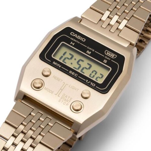 Casio A1100G-5 Retro Vintage Series Digital Watch New in Box Gold A1100 ...