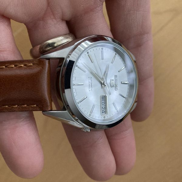 [WTS] Seiko 5 SNKL15 Men's Stainless Steel Silver Dial Self Winding ...