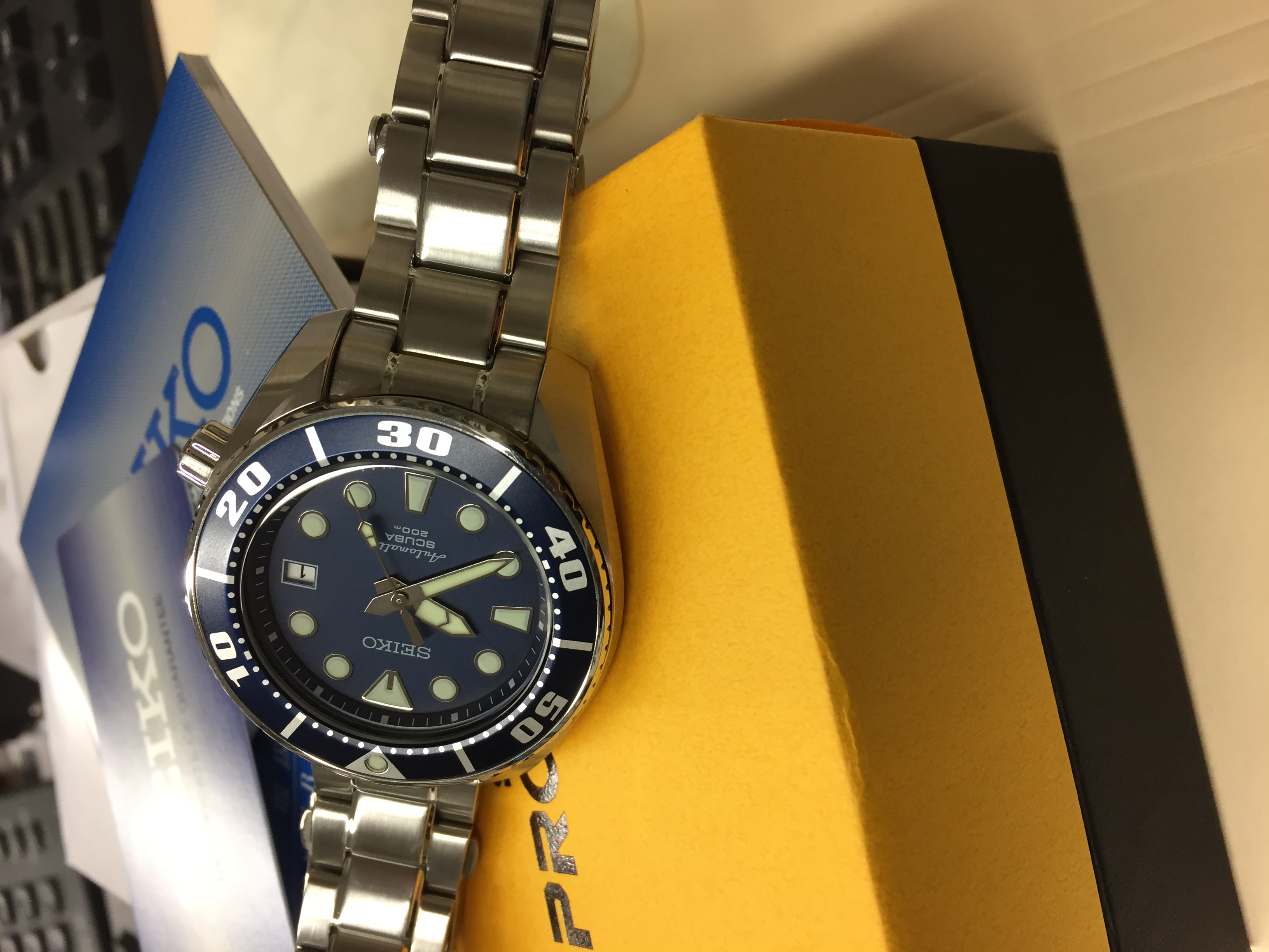 SOLD - FS Seiko Prospex Sumo - Blue SBDC003 | WatchCharts
