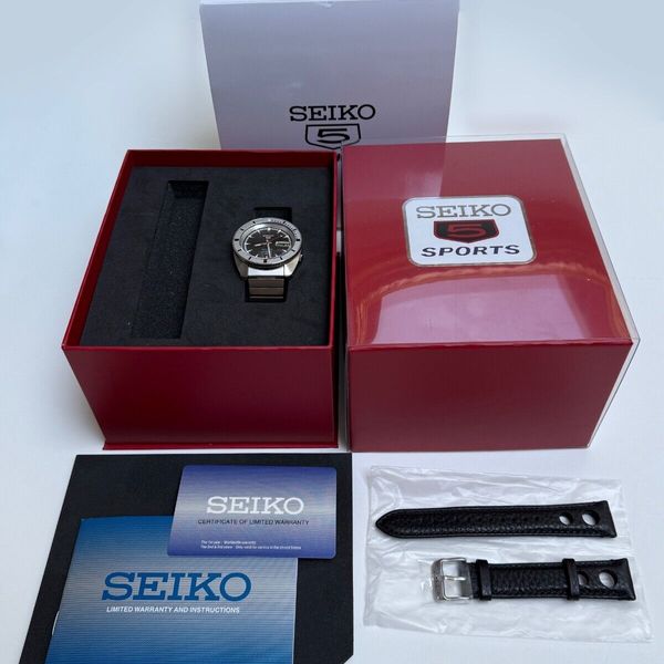 SEIKO 5 LIMITED EDITION Re-creation BLACK DIAL SRPL05 LNIB ...