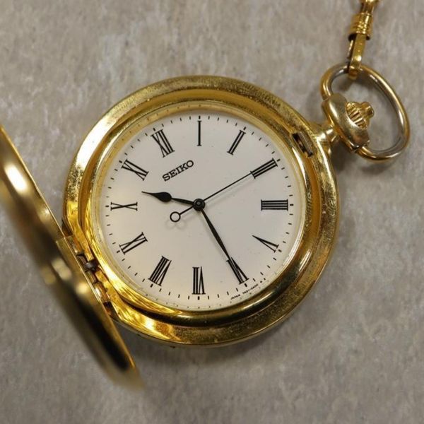 Seiko Quartz Gold Pocket Watch | WatchCharts Marketplace