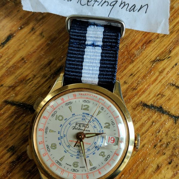 [WTS] SUPER CLEAN 1950's FERO Feldmann Sport - Reduced | WatchCharts