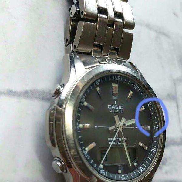 CASIO LINEAGE LCW-100T Titanium Solar Radio-Controlled Watch Black ...
