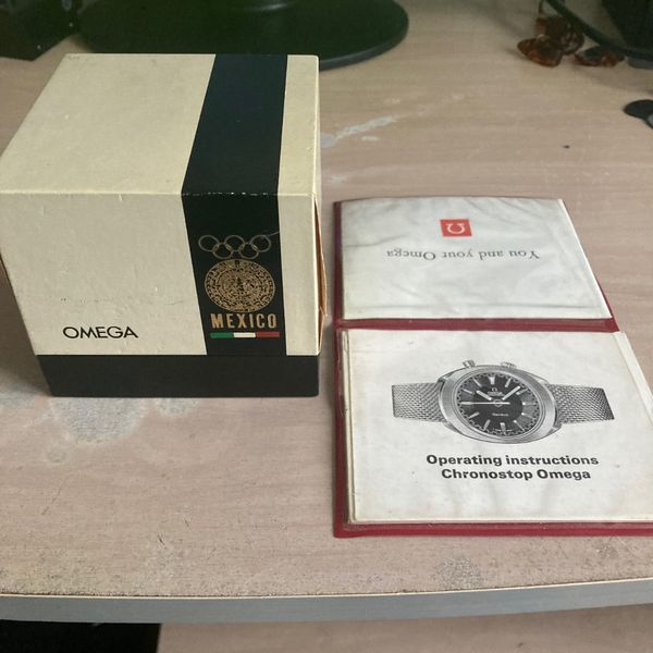 Omega Chronostop men's watch, needs repair | WatchCharts Marketplace