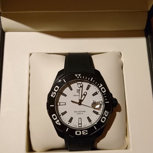 Tag Heuer Aquaracer full lume dial titanium 300m WAY108A - $1200 ...