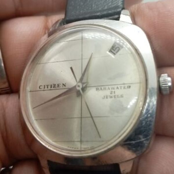 VINTAGE CITIZEN "HOMER DATE PARAWATER " 21 JEWEL MANUAL WIND WRIST WATCH W.G.P. | WatchCharts ...