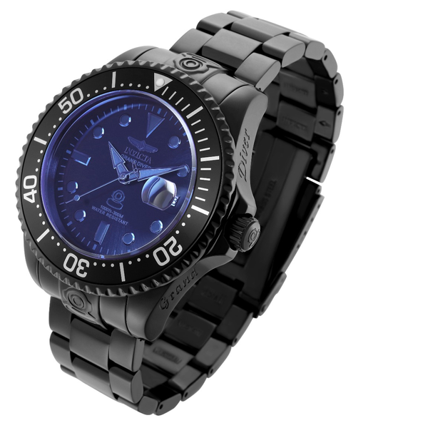 New Invicta Men's 47mm Grand Diver RADAR AUTOMATIC Tinted Crystal Black ...