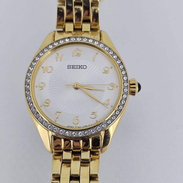 Seiko Quartz Crystal Bezel 6N01-00K0 Ladies Watch | WatchCharts Marketplace