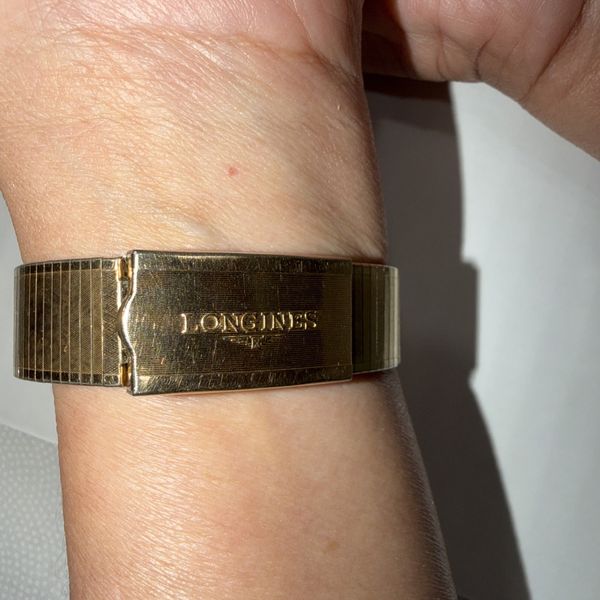 Vtg Longines Womenâ s Wind Up Gold Tone Watch / No Battery Needed ...