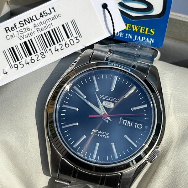 Seiko 5 Sports Automatic Watch - SNKL45J1 - with Sapphire Crystal ...