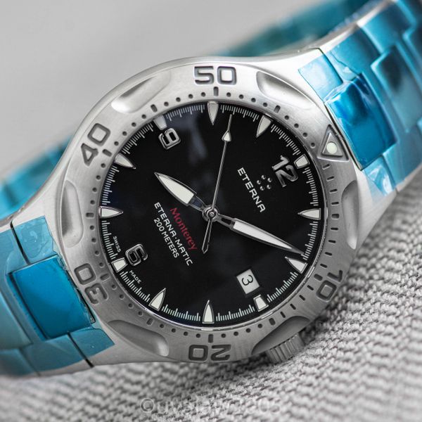 FS: Eterna Monterey Swiss Automatic 200m Diver, Black Dial, Sapphire ...