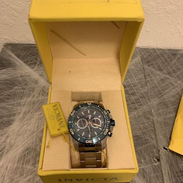 Invicta Blue Face/Stainless Steel | WatchCharts Marketplace