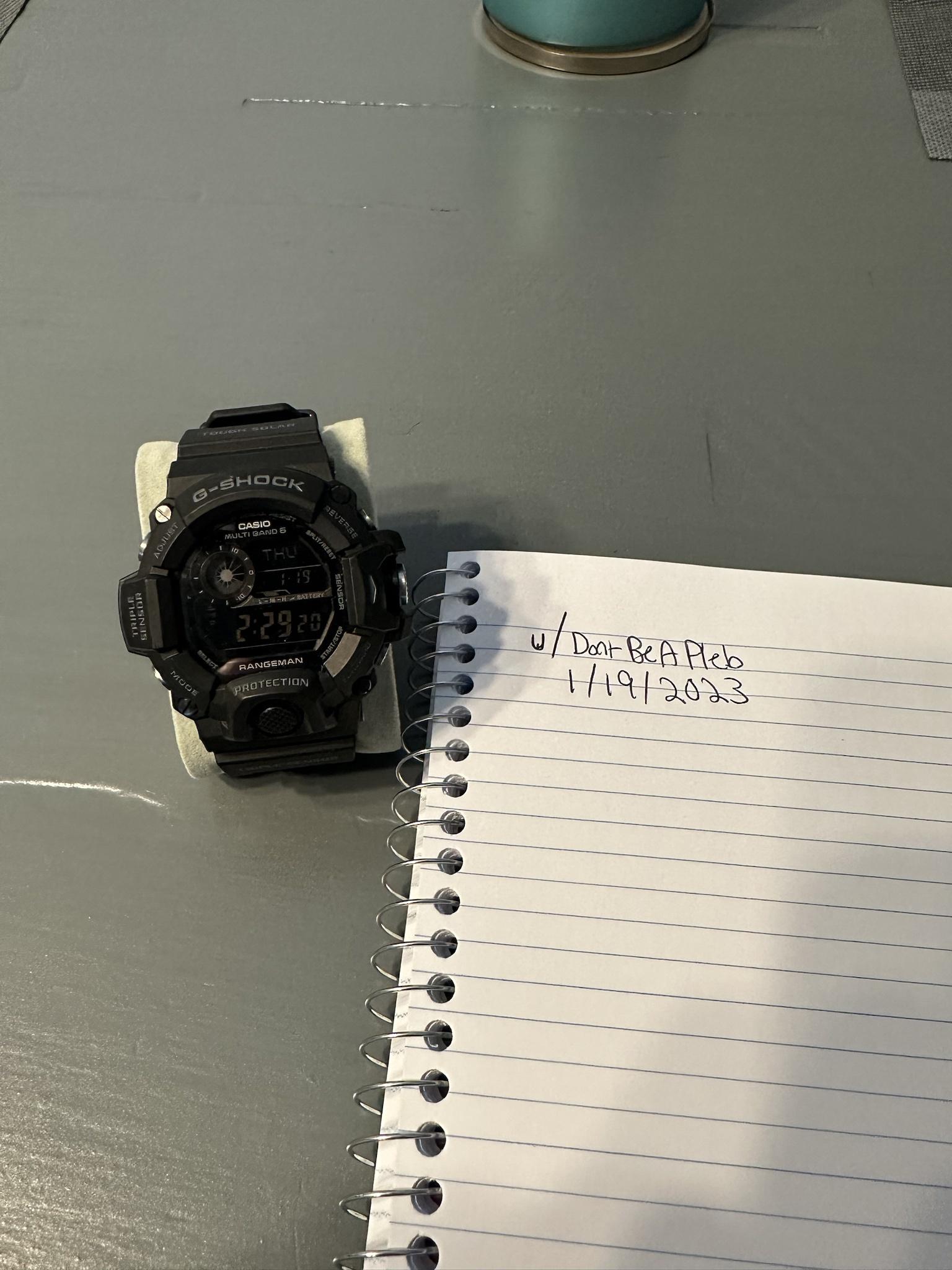 [WTS] G-Shock Rangeman GW9400-1B | WatchCharts