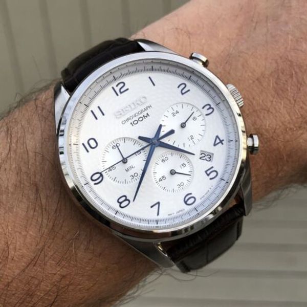 STUNNING Seiko Chronograph Menâ s Watch | WatchCharts Marketplace