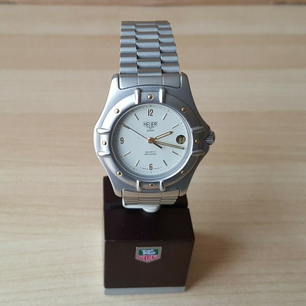 Men's Stainless Steel Heuer 2000 Quartz Wrist Watch 954.006 ...